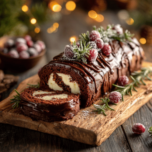 Amazing Traditional Chocolate Yule Log Recipe