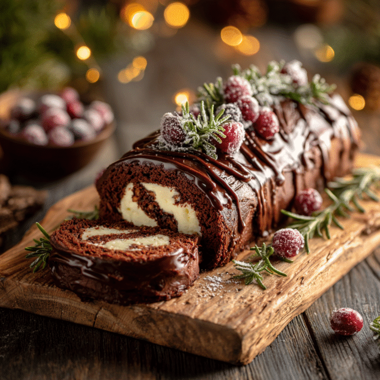 Amazing Traditional Chocolate Yule Log Recipe