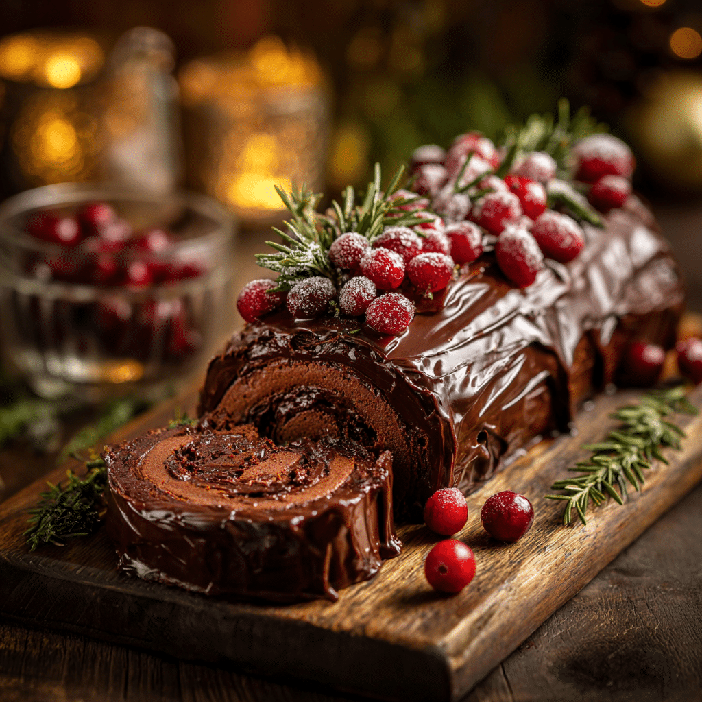 Amazing Traditional Chocolate Yule Log Recipe