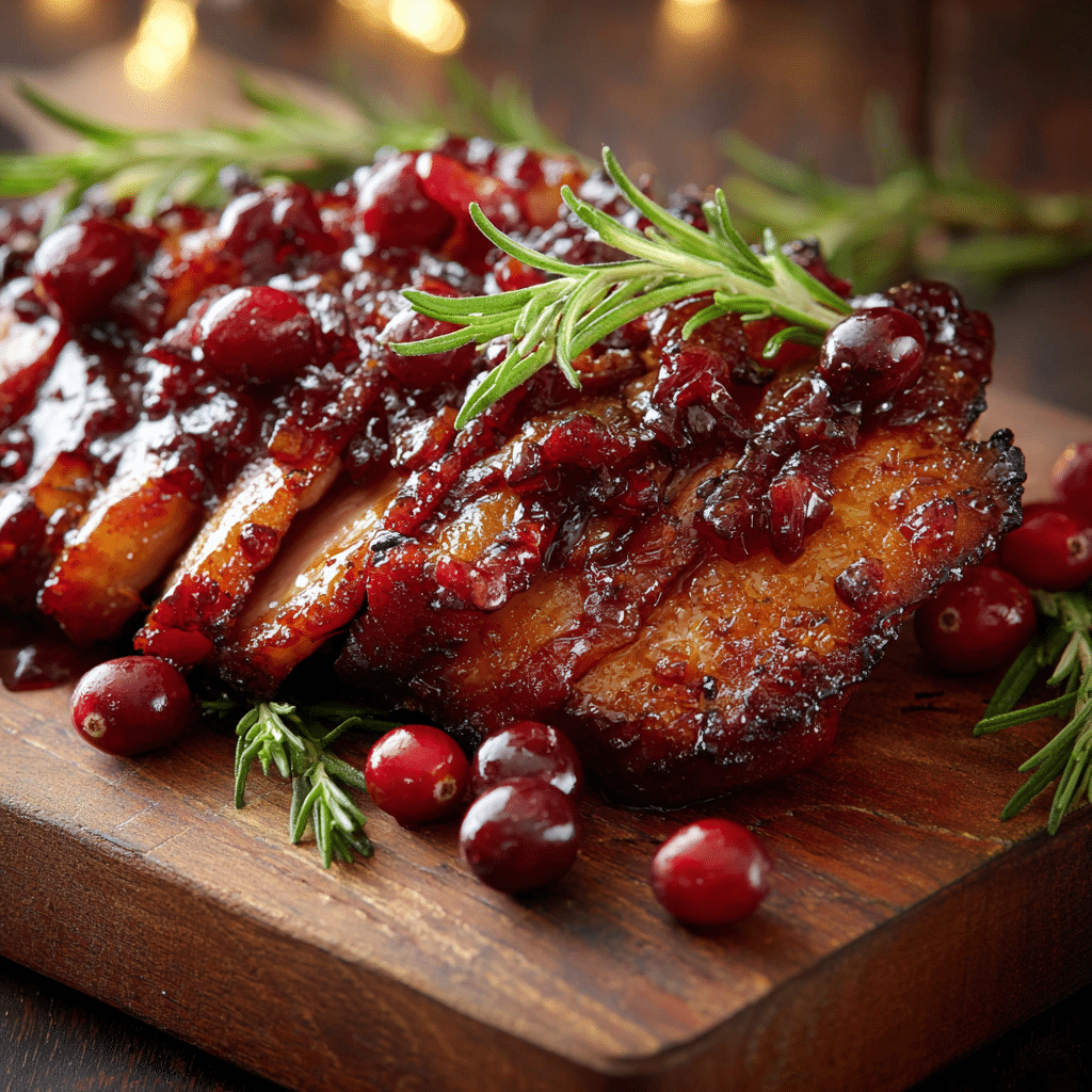 Amazing Cranberry Glaze for Meat Recipe