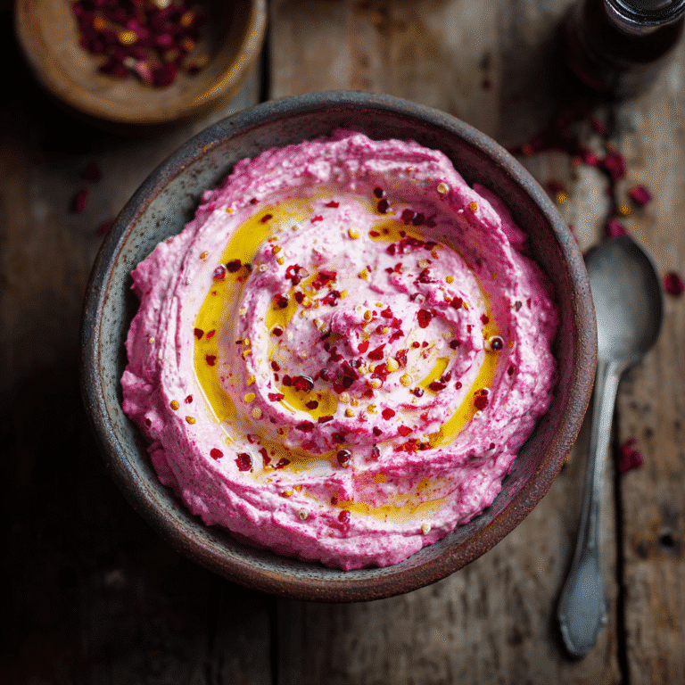 Vibrant Whipped Feta with Roasted Beets Dip