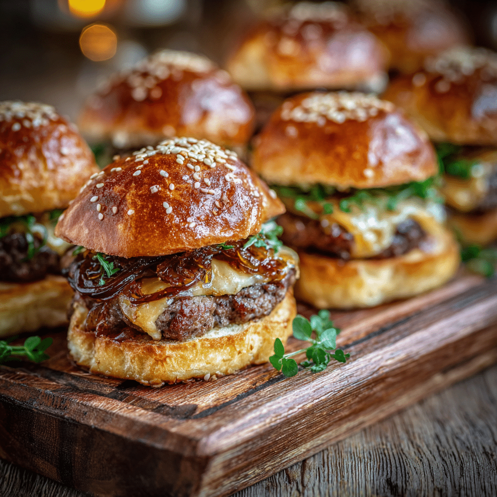 Amazing Appetizer Burger Sliders