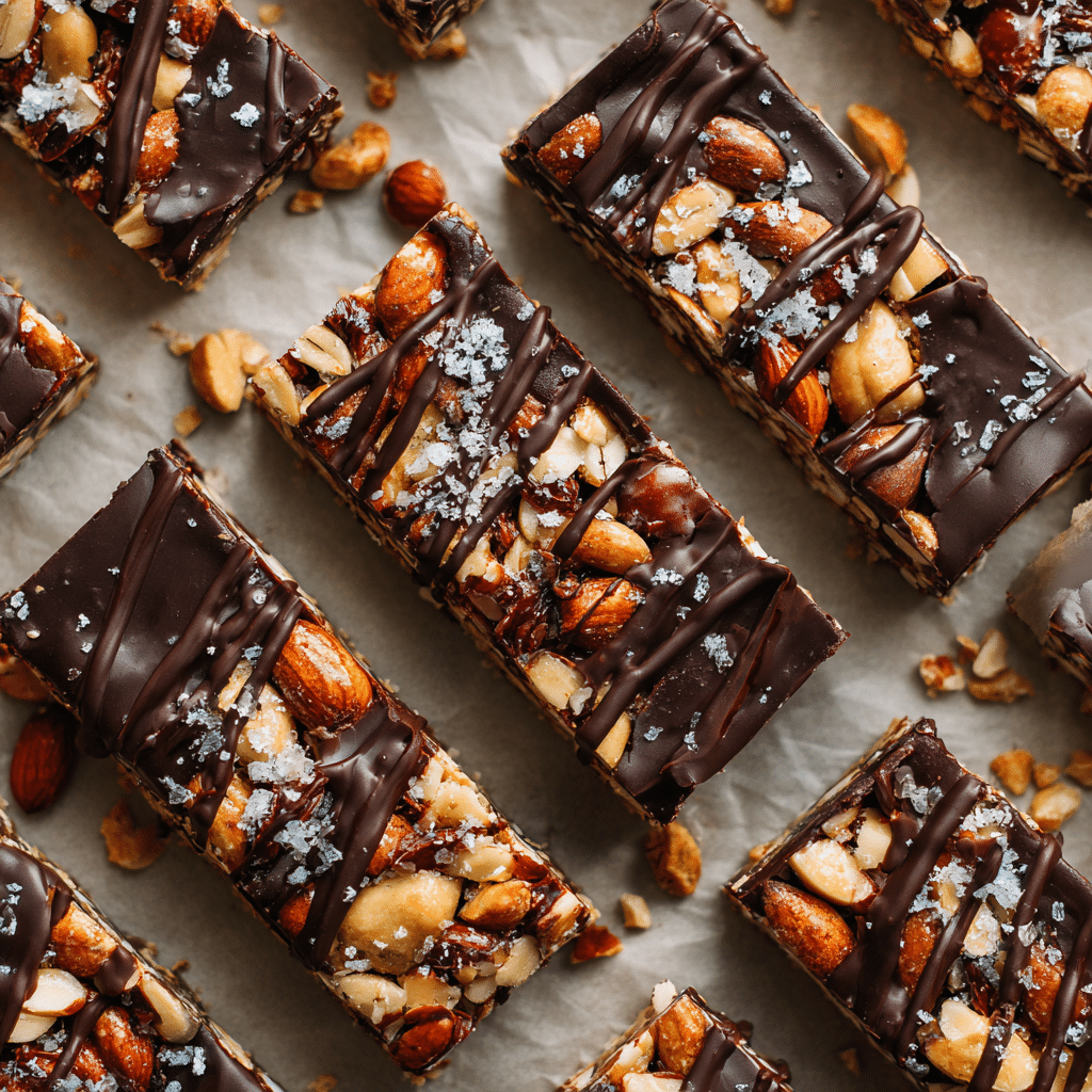 Ultimate Dark Chocolate Sea Salt Nut Bars
