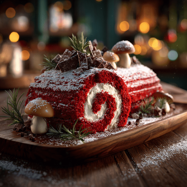 The Ultimate Red Velvet Yule Log Recipe