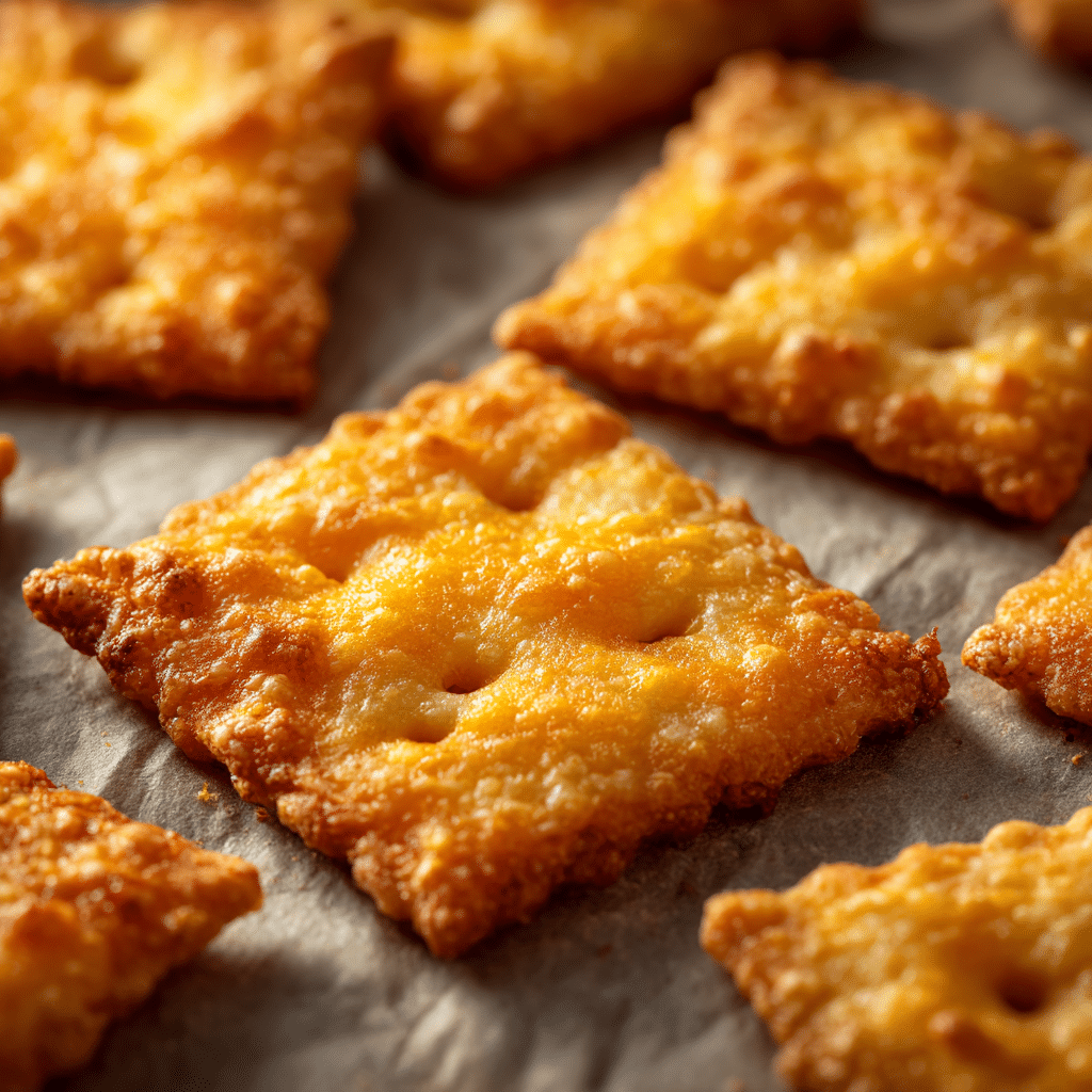 Easy 4 Ingredient Cheese Crackers: A Wonderful Snack