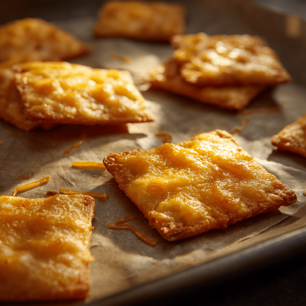 Easy 4 Ingredient Cheese Crackers: A Wonderful Snack