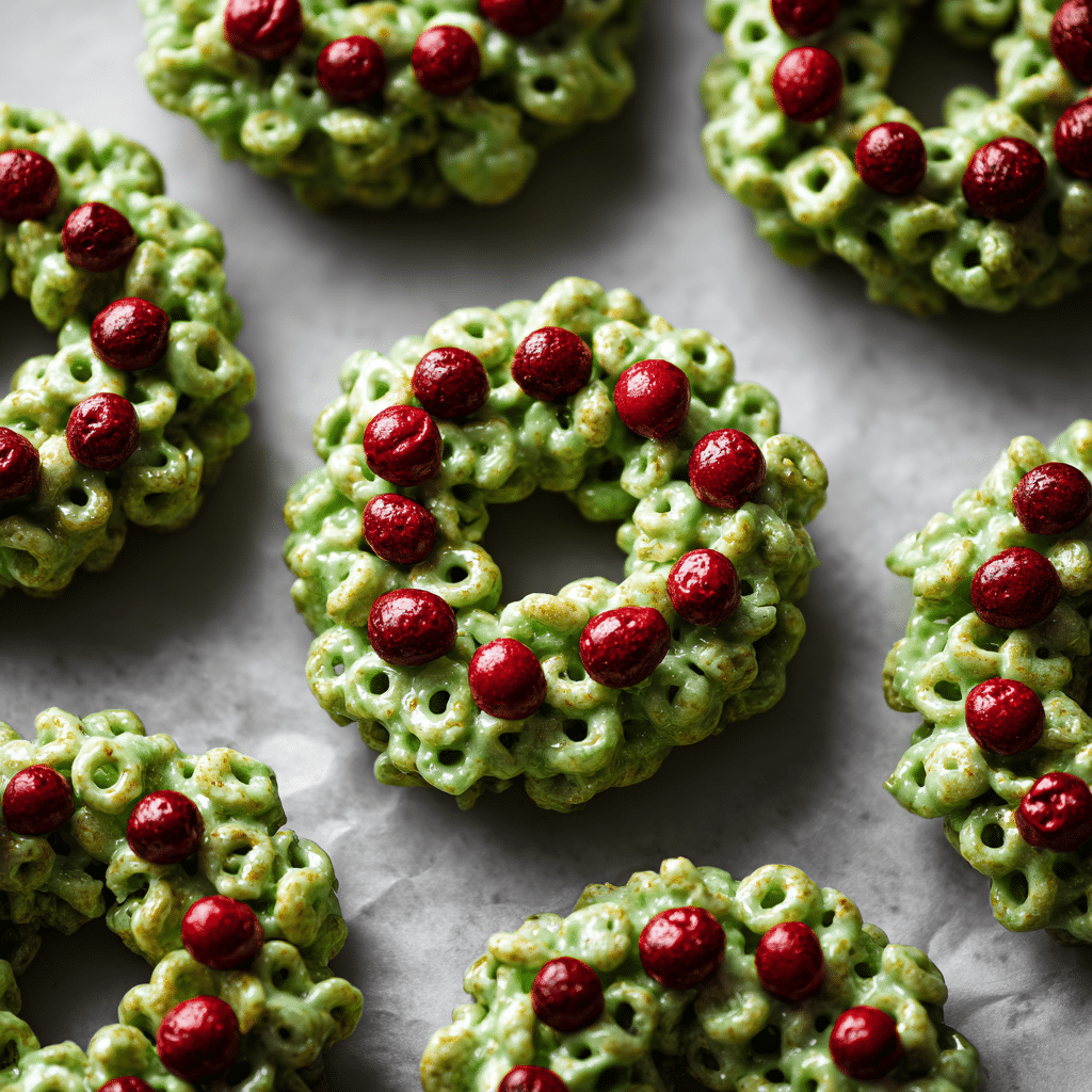 Quick & Easy Christmas Cornflake Wreath Cookies Recipe