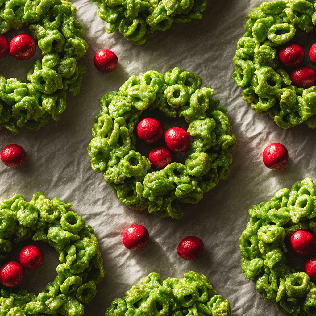 Quick & Easy Christmas Cornflake Wreath Cookies Recipe