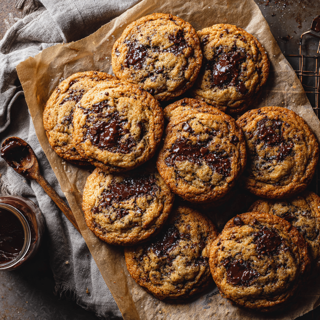 Amazing Chewy Gooey Sourdough Chocolate Chip Cookies
