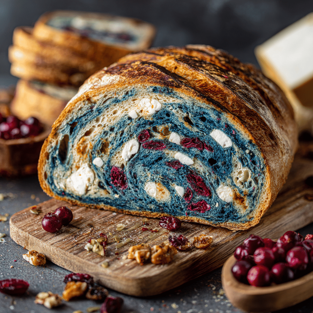 Amazing Cranberry Goat Cheese Sourdough Bread