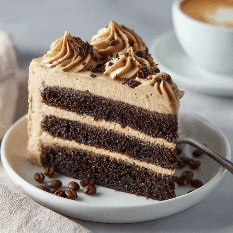 Amazing Chocolate Cake with Coffee Buttercream