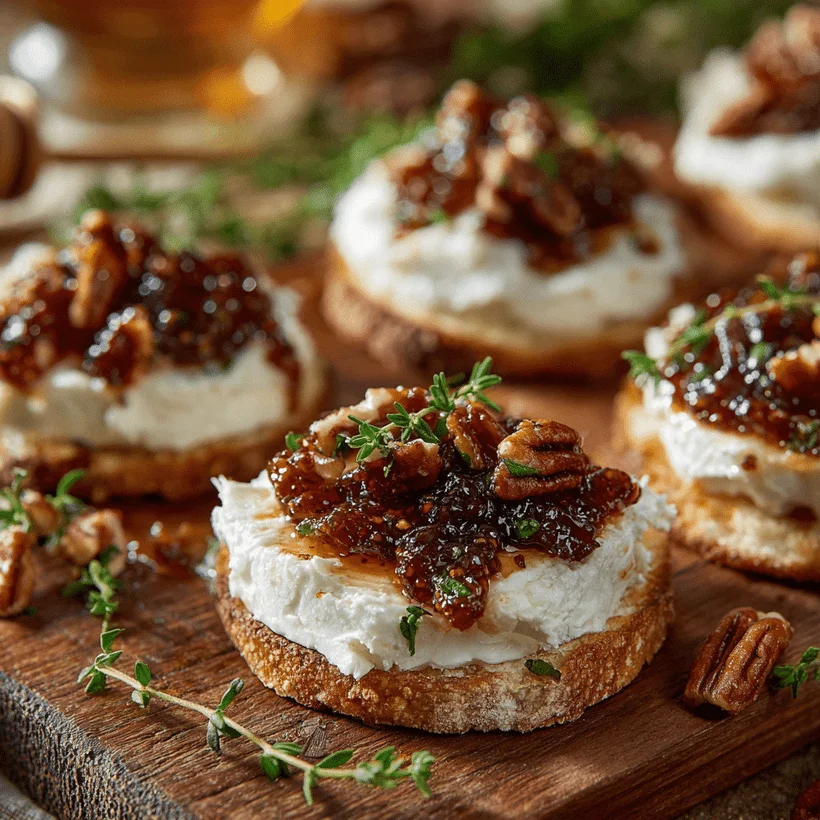 Stunning Cheese Fig Jam Appetizer in 15 Mins